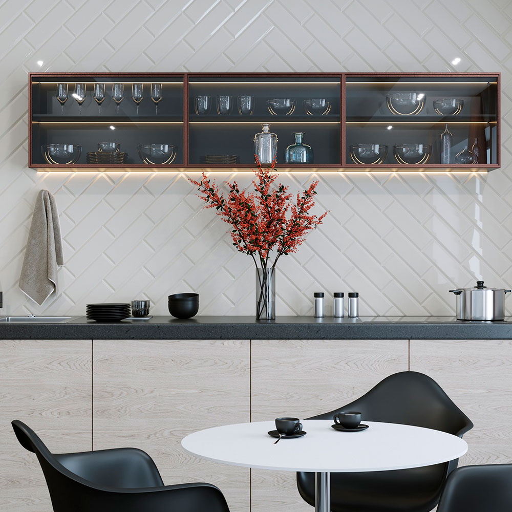 Premium Biselado Fasad Vit 10x30 cm | Hill Ceramic®