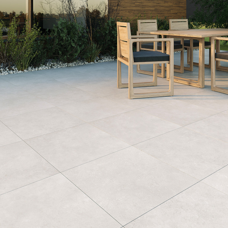 Utomhus Klinker Stonehenge Ljusgrå Matt 60x60 cm Tjocklek 20 mm