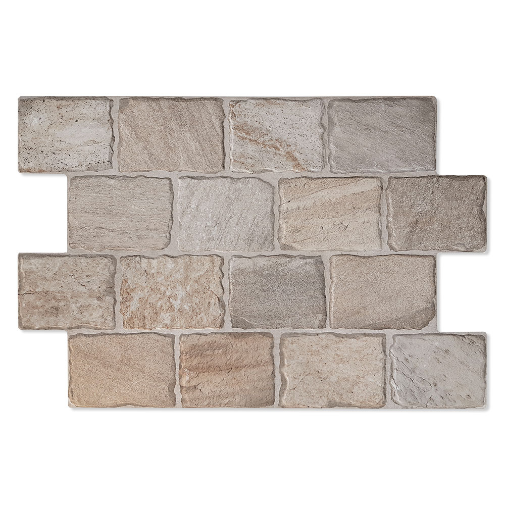 Klinker Esla Flagstone Brun Relief 44x66 cm | Hill Ceramic®