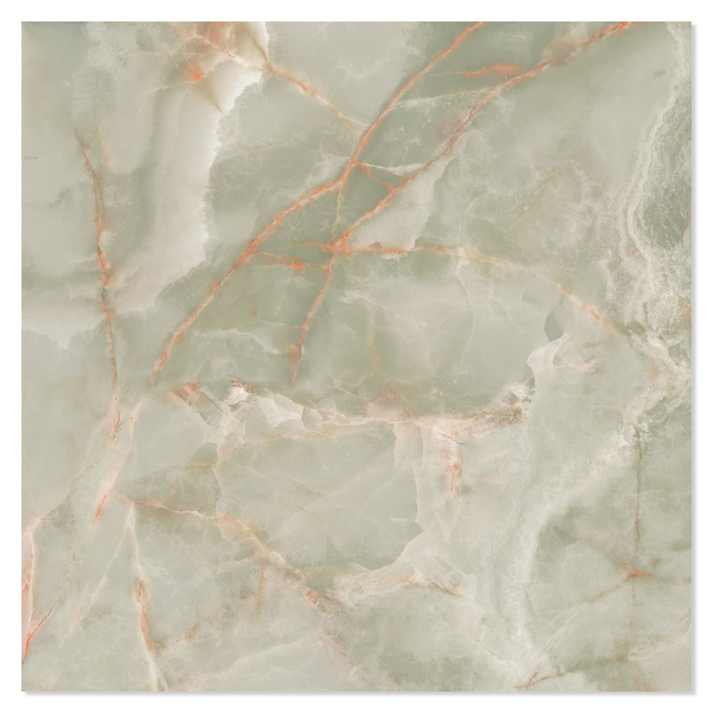 Marmor Klinker Lux Cirrus Grön Polerad 120x120 cm | Hill Ceramic®