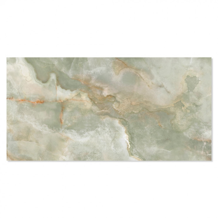Marmor Klinker Lux Cirrus Grön Polerad 60x120 cm | Hill Ceramic®