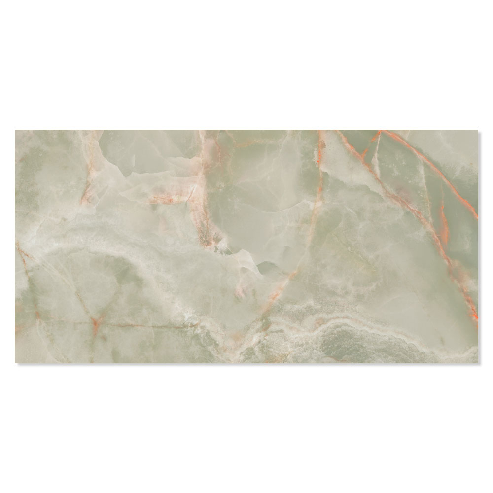 Marmor Klinker Lux Cirrus Grön Polerad 60x120 cm | Hill Ceramic®