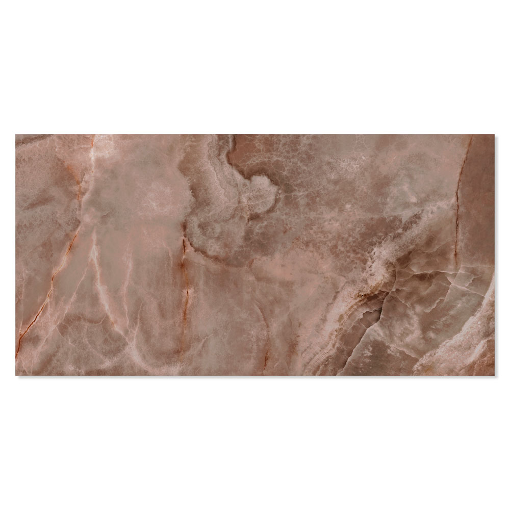 Marmor Klinker Lux Cirrus Brun Polerad 60x120 cm | Hill Ceramic®