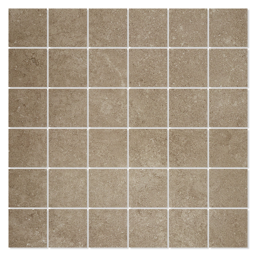 Mosaik Klinker Stonehenge Vit Pearl Matt 30x30 (5x5) cm