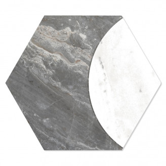 Marmor Hexagon Klinker Artis Mix Matt 15x17 cm | Hill Ceramic®