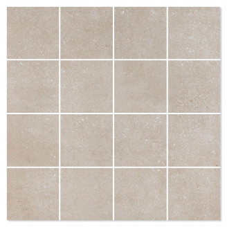 Mosaik Klinker Earthstone Beige Matt 30x30 (7x7) cm | Hill Ceramic®