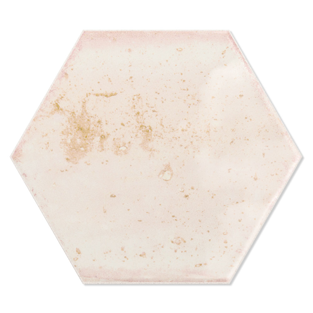 Hexagon Kakel Vivid Rose Blank 15x17 cm | Hill Ceramic®