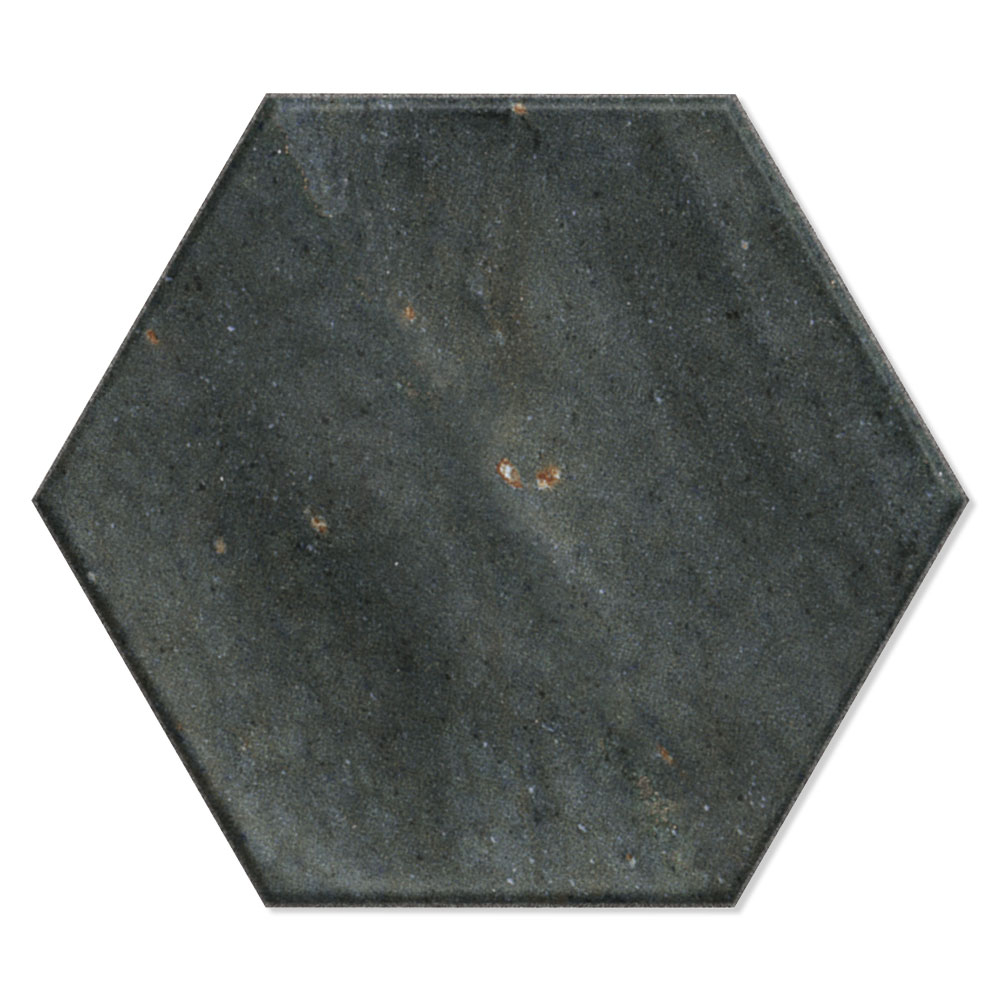 Hexagon Klinker Vivid Blå Matt 15x17 cm | Hill Ceramic®