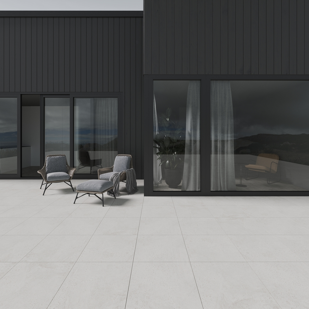 Utomhus Klinker Vårsten Vit Matt 60x60 cm Tjocklek 20 mm