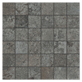 Unicomstarker Mosaik Klinker Debris Soot Matt 30x30 (5x5) cm