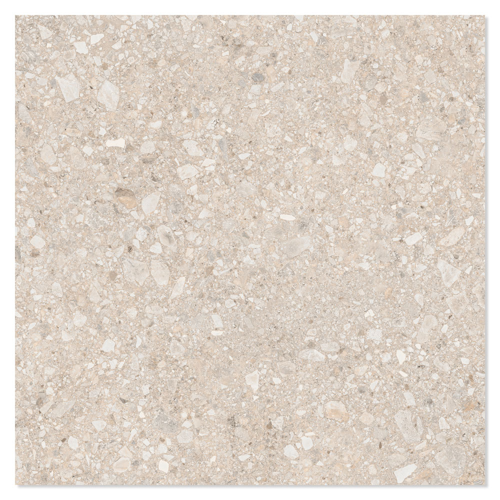Utomhus Klinker Terrazzo Italia Beige Matt 90x90 cm Tjocklek 20 mm
