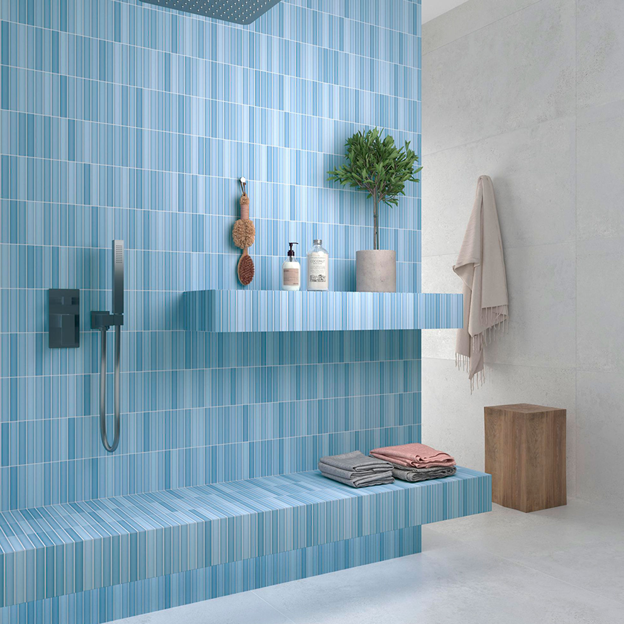 Dune Kakel Kit-Kat Sky Matt 11.5x23 cm | Hill Ceramic®