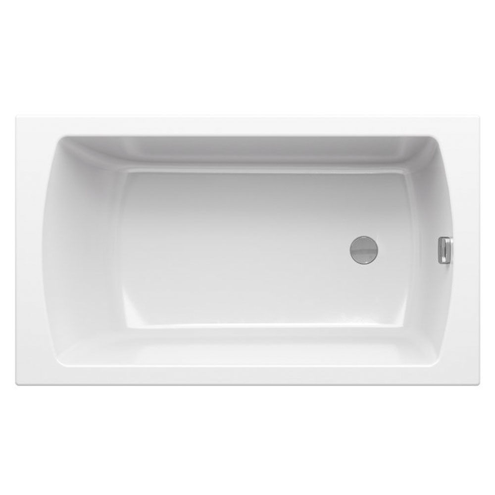 Ravak Badkar Classic II Vit 120x70 cm med Fotsats & Badavlopp med ...