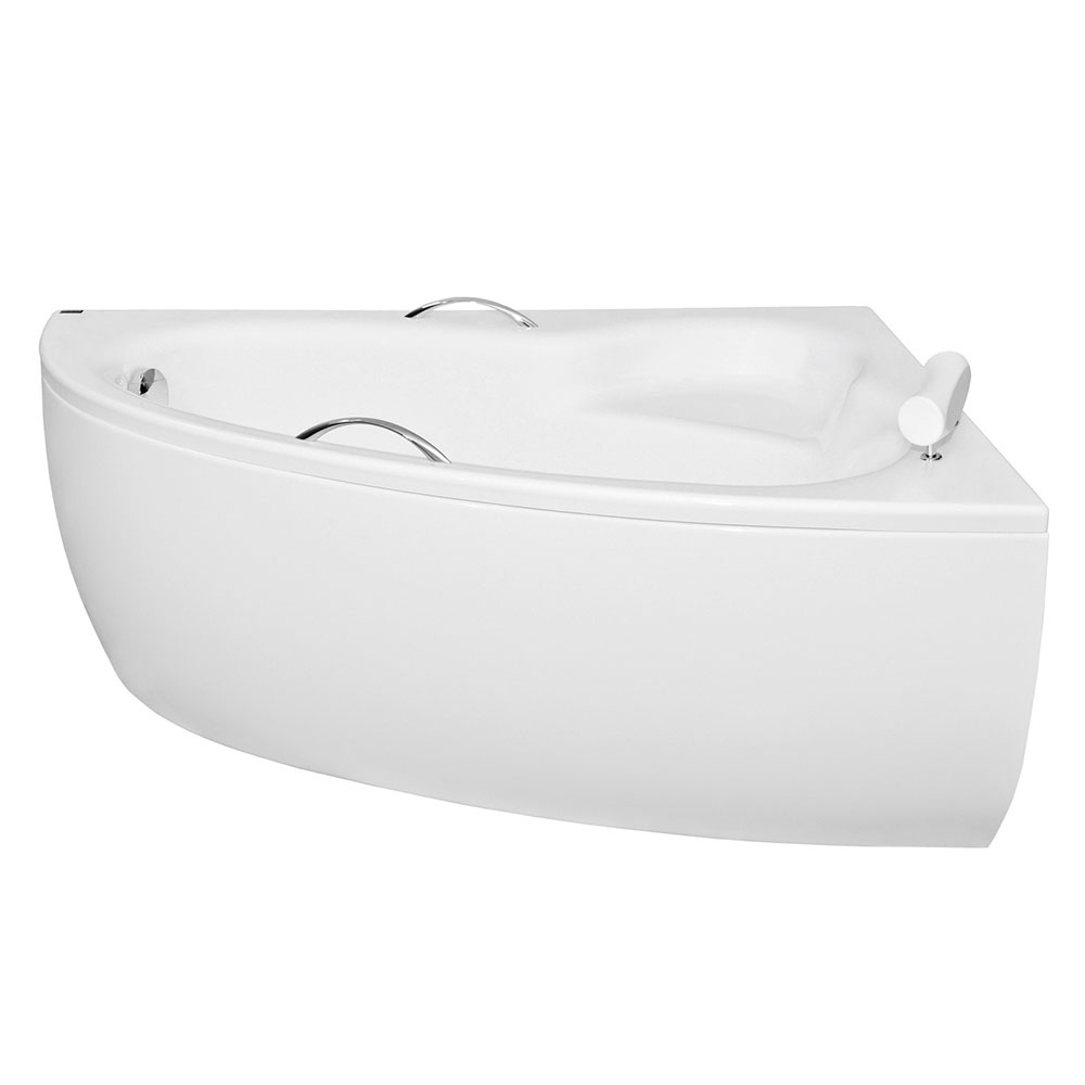 Hörnbadkar Valletta Premium Vit Blank 150 cm Höger (Utan Panel & Avlopp)