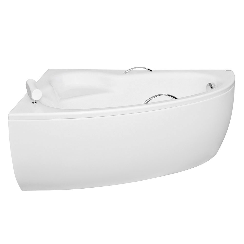 Hörnbadkar Valletta Premium Vit Blank 150 cm Vänster (Utan Panel & Avlopp)