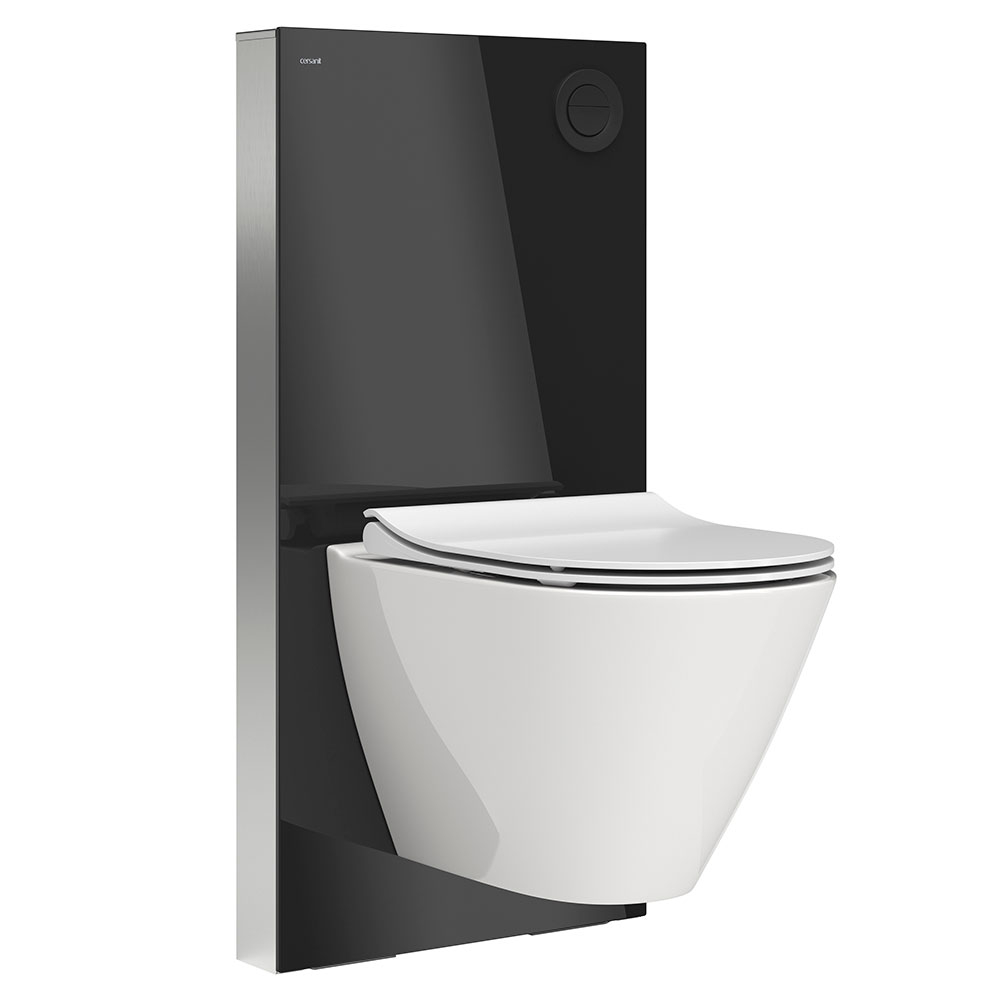 WC-fixtur Elite Svart Blank | Hill Ceramic®