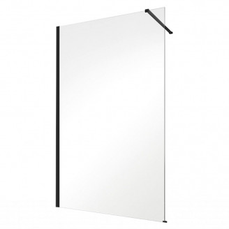 Duschvägg Skogså Svart 6 mm 90x195 cm | Hill Ceramic®