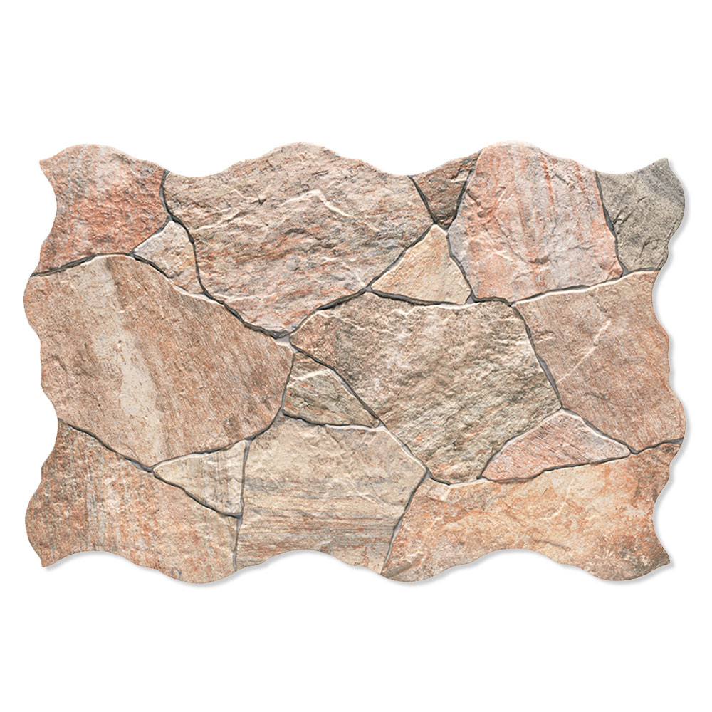 Klinker Deva Beige Matt-Relief 44x66 cm | Hill Ceramic®