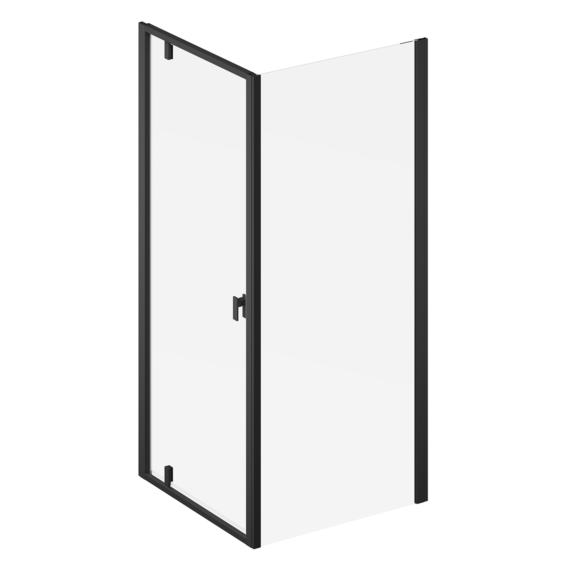 Ravak Duschhörn Nexty 90x100 cm Svart Matt | Hill Ceramic®