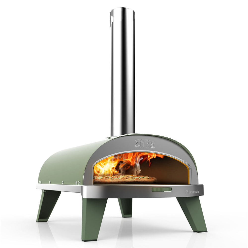 Ziipa Pizzaugn Grön, Träpellets | Hill Ceramic®
