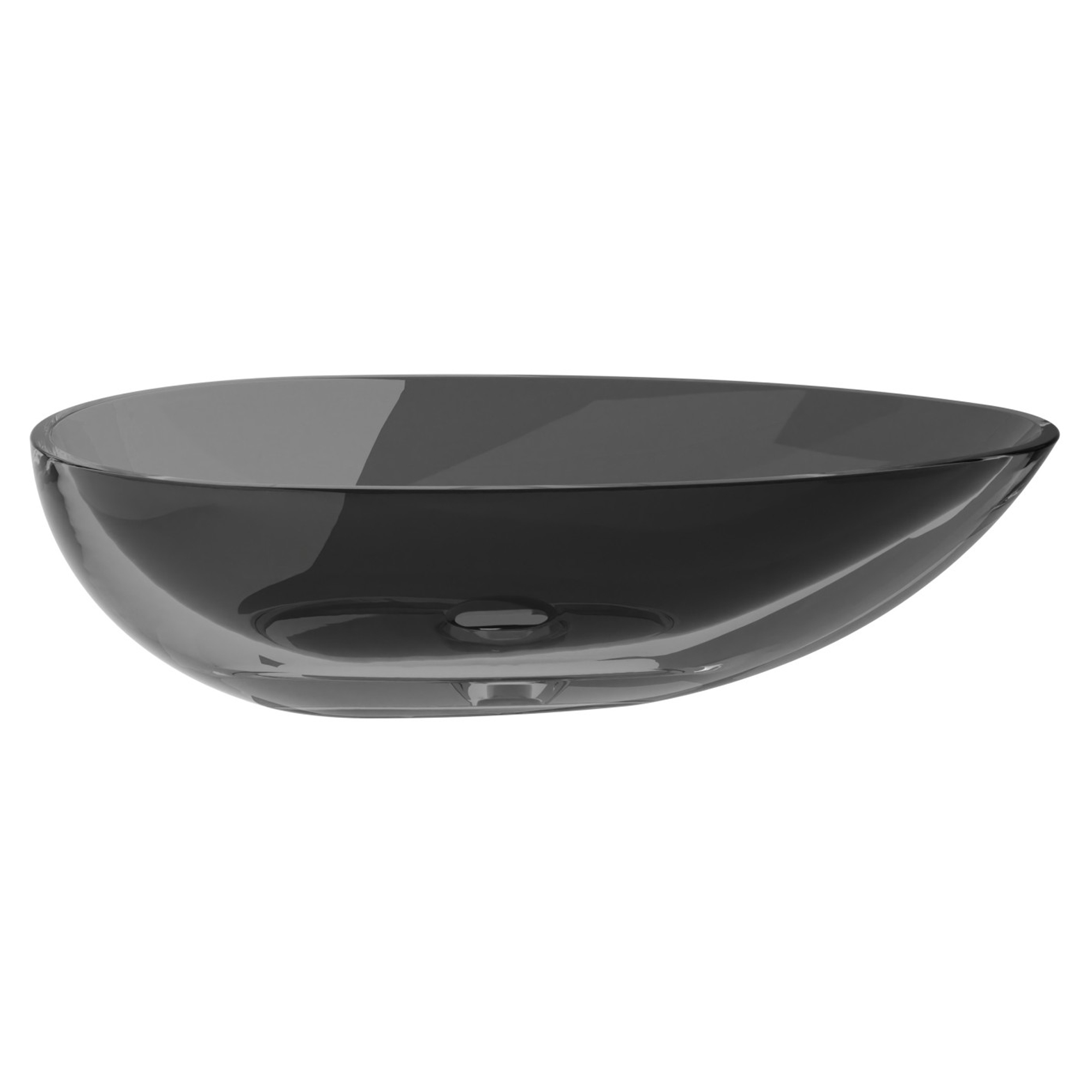 Tvättställ Brillant Svart Blank 60 cm med Svart Matt Pop-up Bottenventil