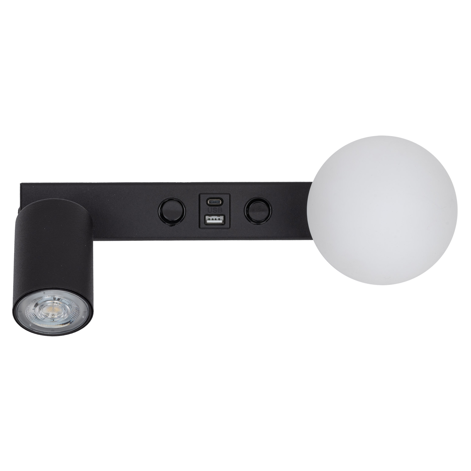 Vägglampa Rymd USB Vit Matt | Hill Ceramic®