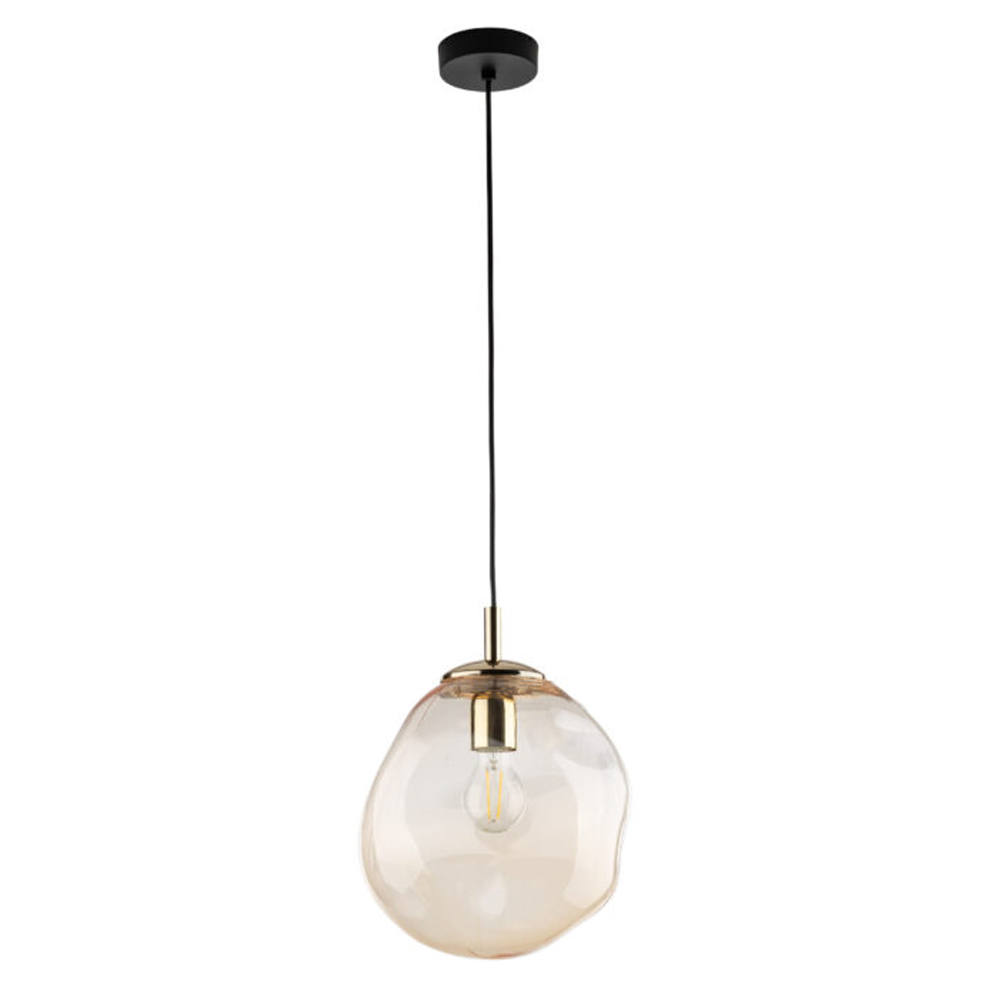 Hängande Lampa Vänern Bärnsten Blank | Hill Ceramic®