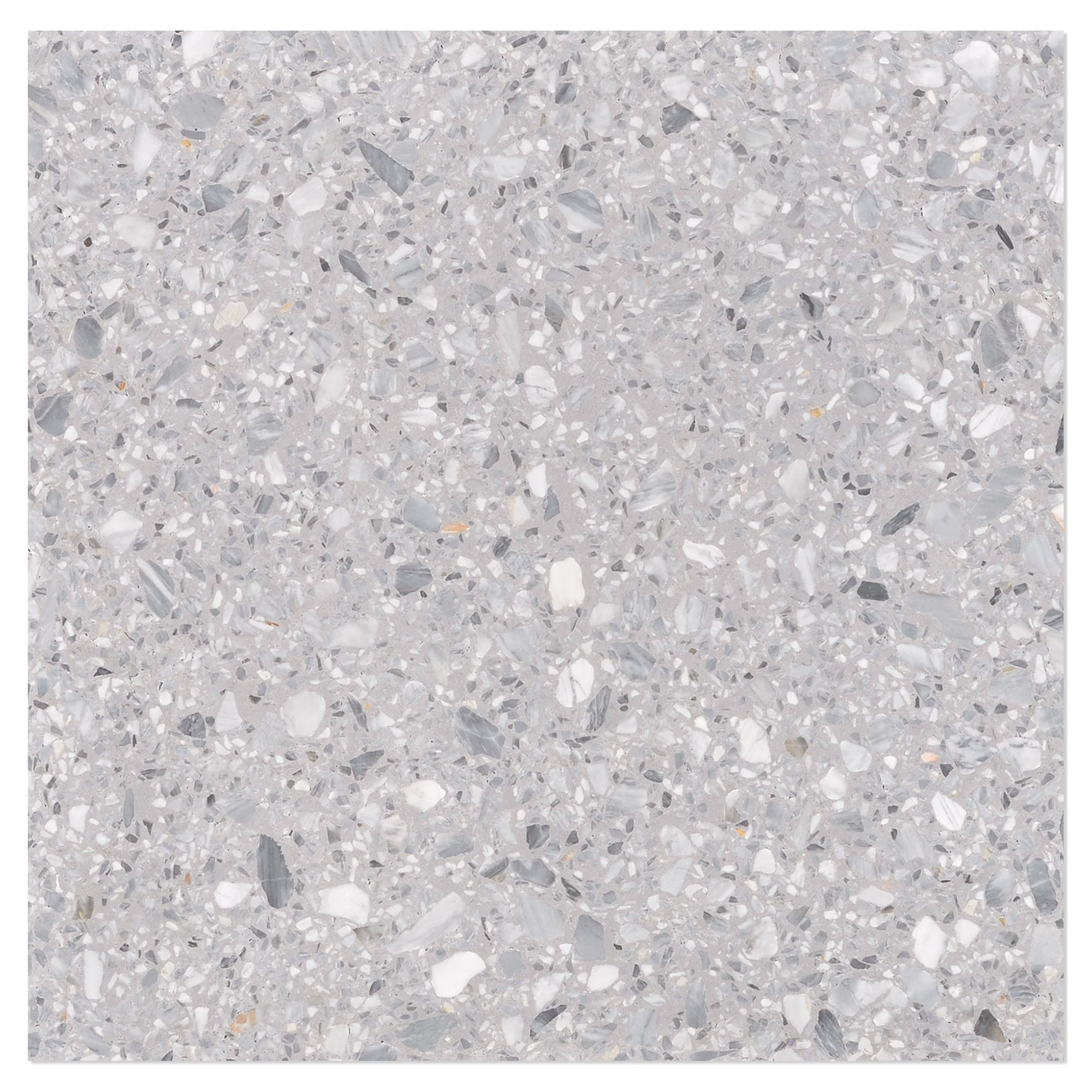 Terrazzo Fragmenta Bardiglio Plumbeo Matt 60x60 cm | Hill Ceramic®
