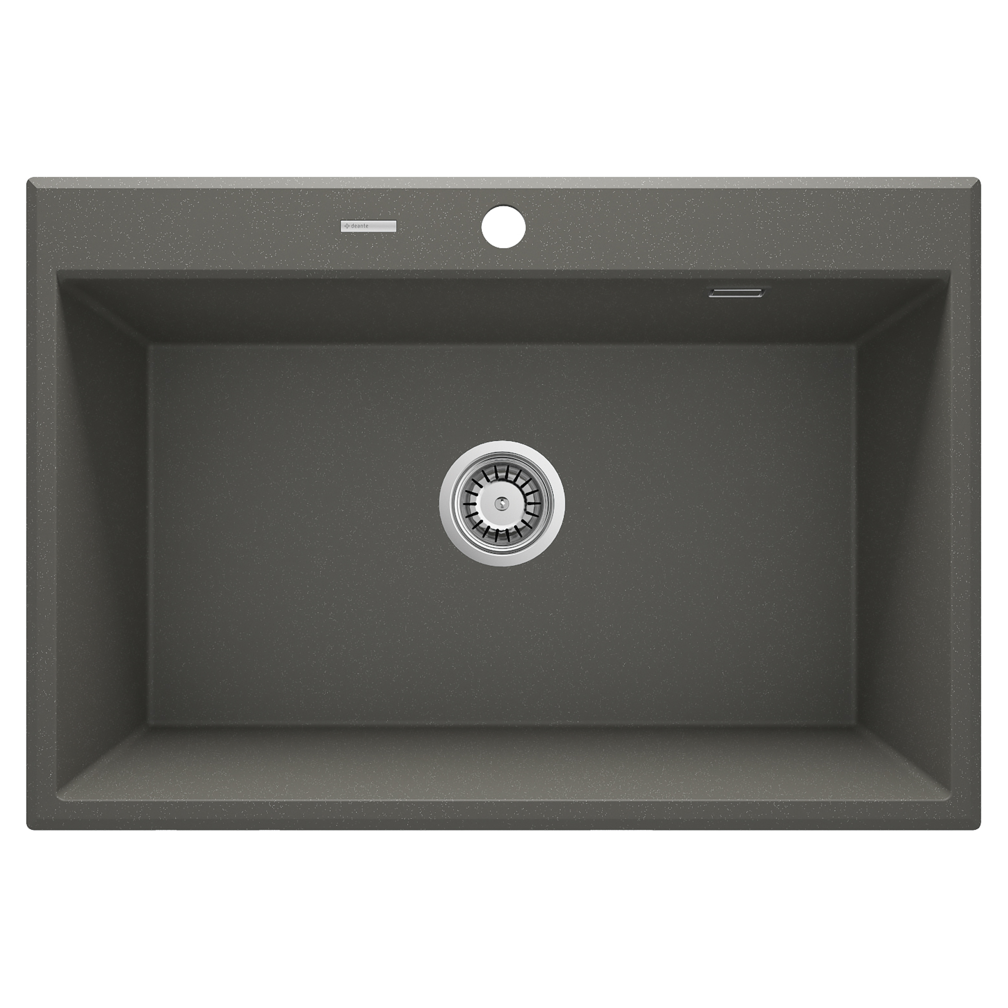 Granit Diskho Eridan Antracit Metallic Matt 70x52 cm med Vattenlås