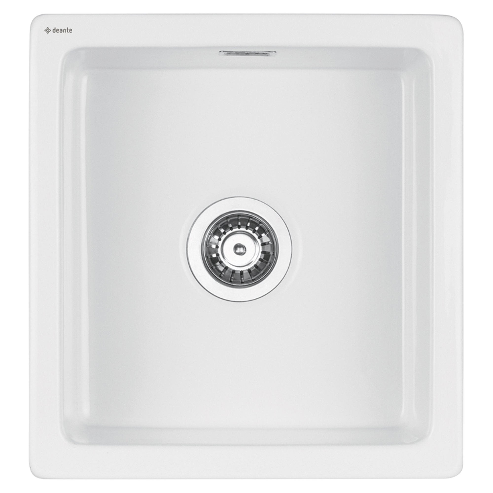 Keramik Diskho Sabor Vit Blank 45x48 cm med Vattenlås | Hill Ceramic®