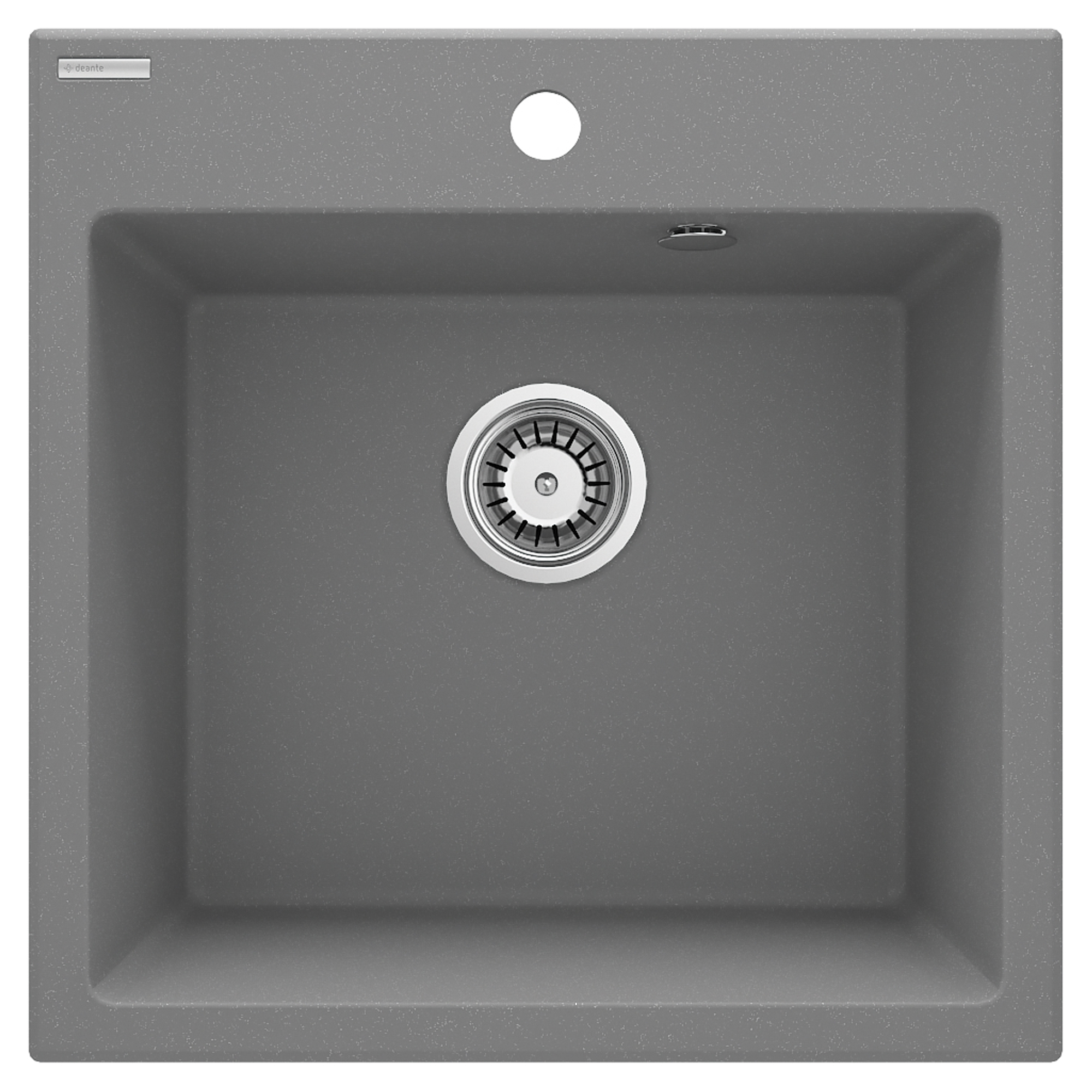 Granit Diskho Evora Grå Metallic Matt 50x50 cm med Vattenlås