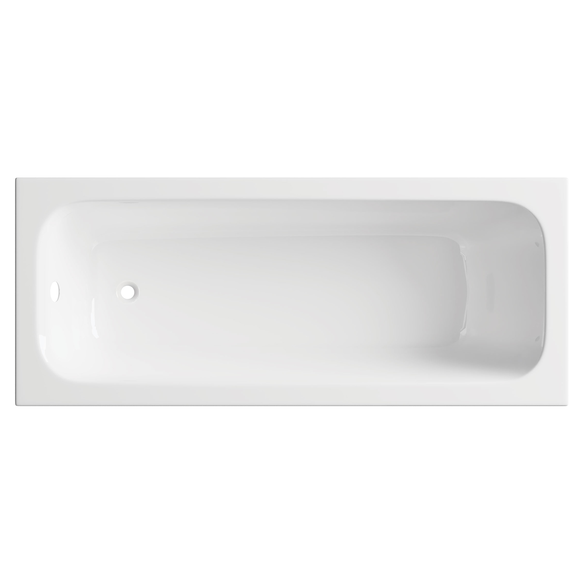 Badkar Prizma Vit Blank 180 cm (Utan Panel & Avlopp) | Hill Ceramic®