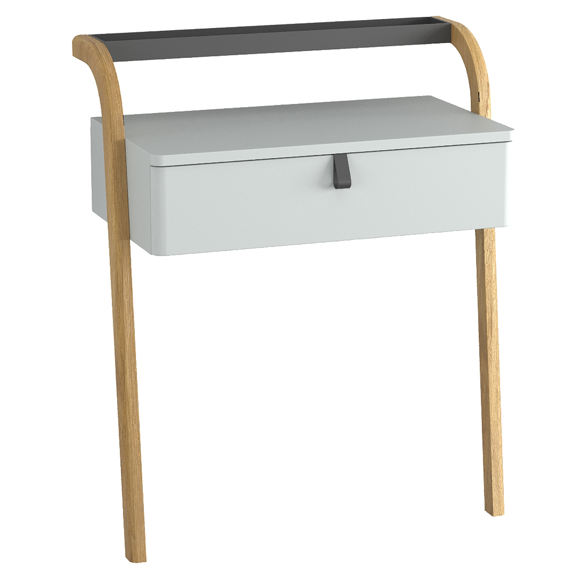 Toalettbord Velar Ljusgrå Matt 70 cm | Hill Ceramic®