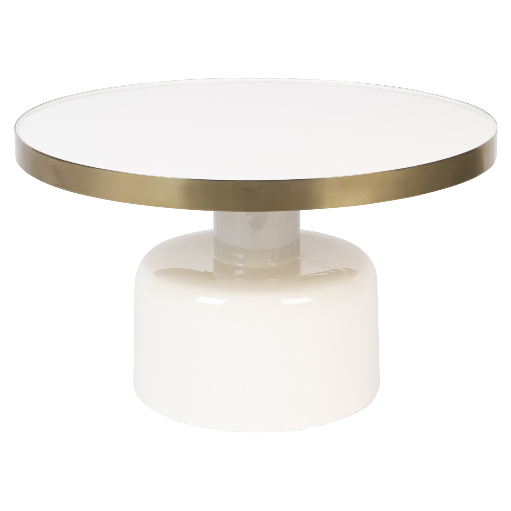 Zuiver Soffbord Glam Vit, Guld | Hill Ceramic®