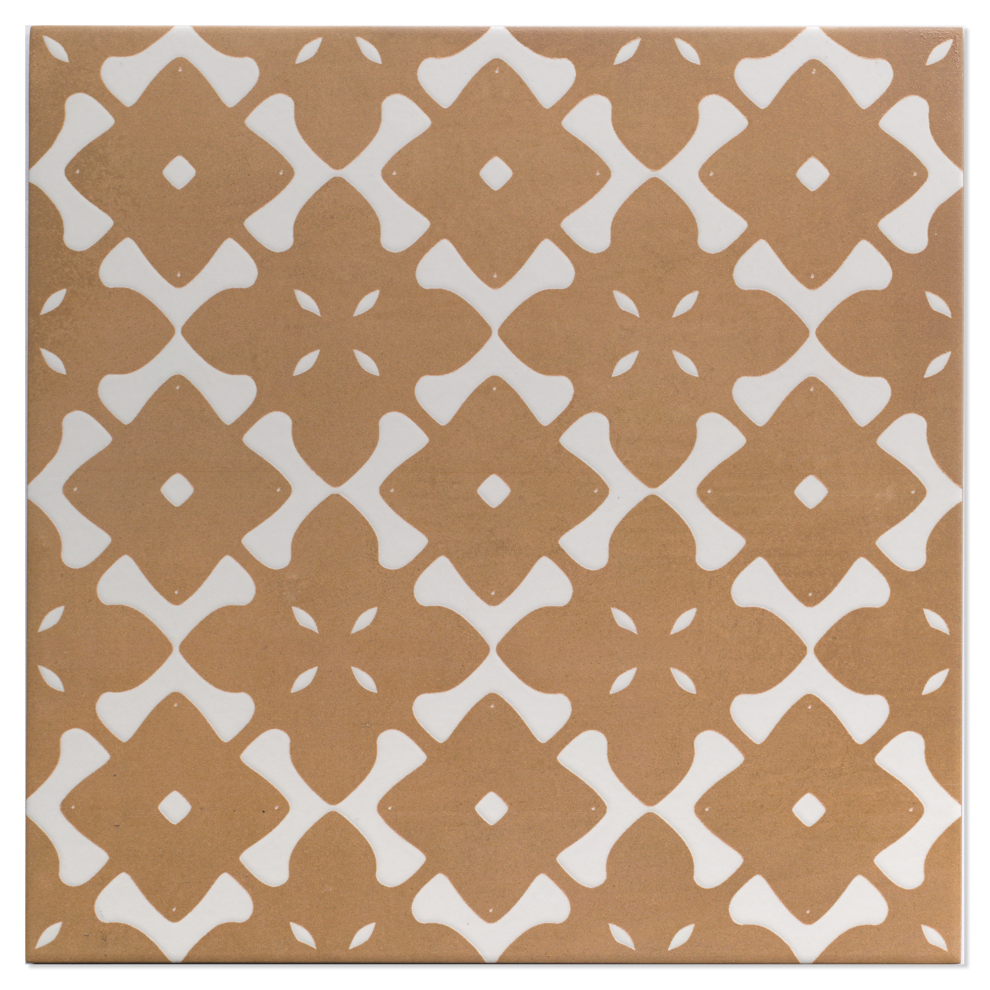 Klinker Oldtown Ljusbrun Blomma Matt 33x33 cm | Hill Ceramic®