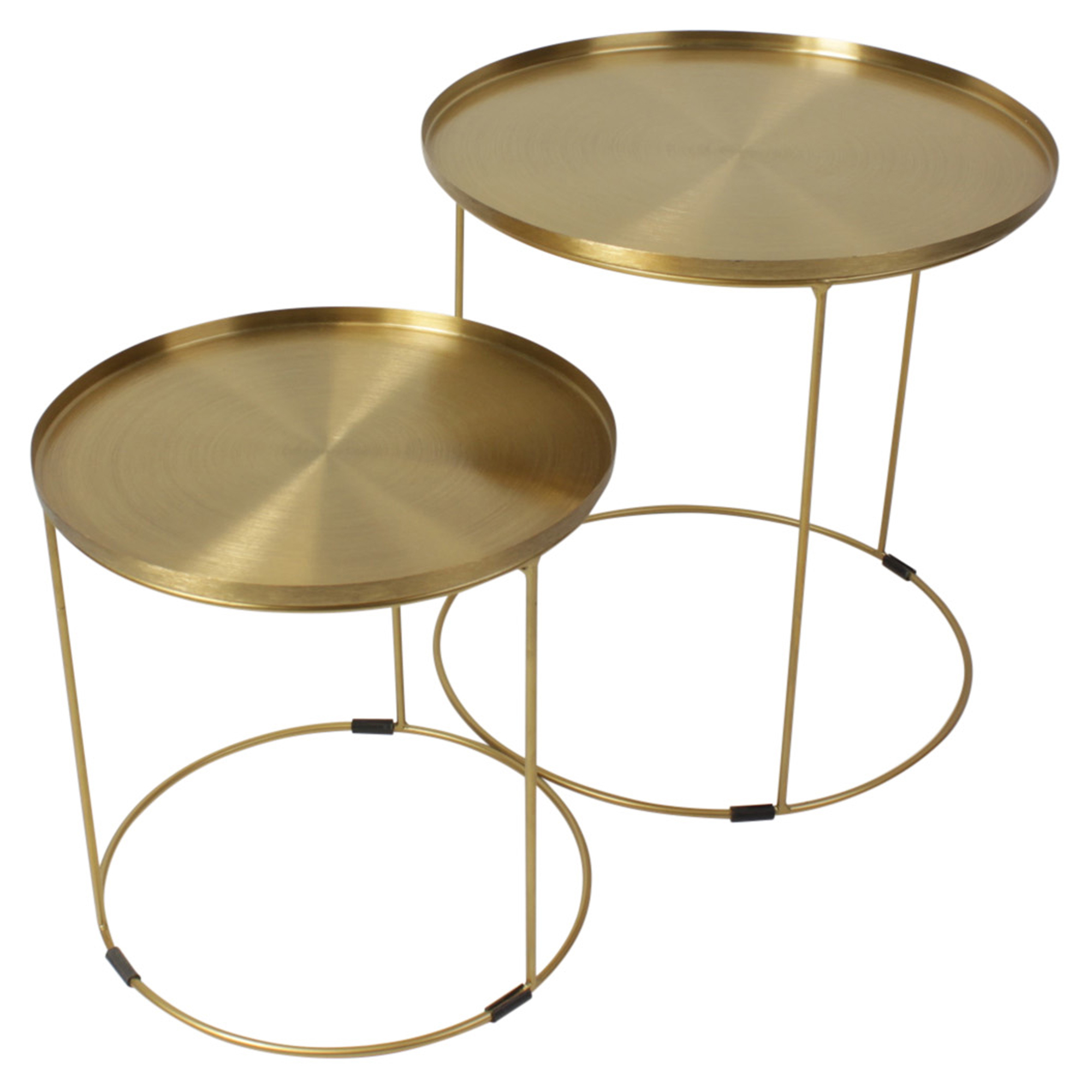 Werner Voss Sidobord Set 2 st Chelsea Betta Guld Blank