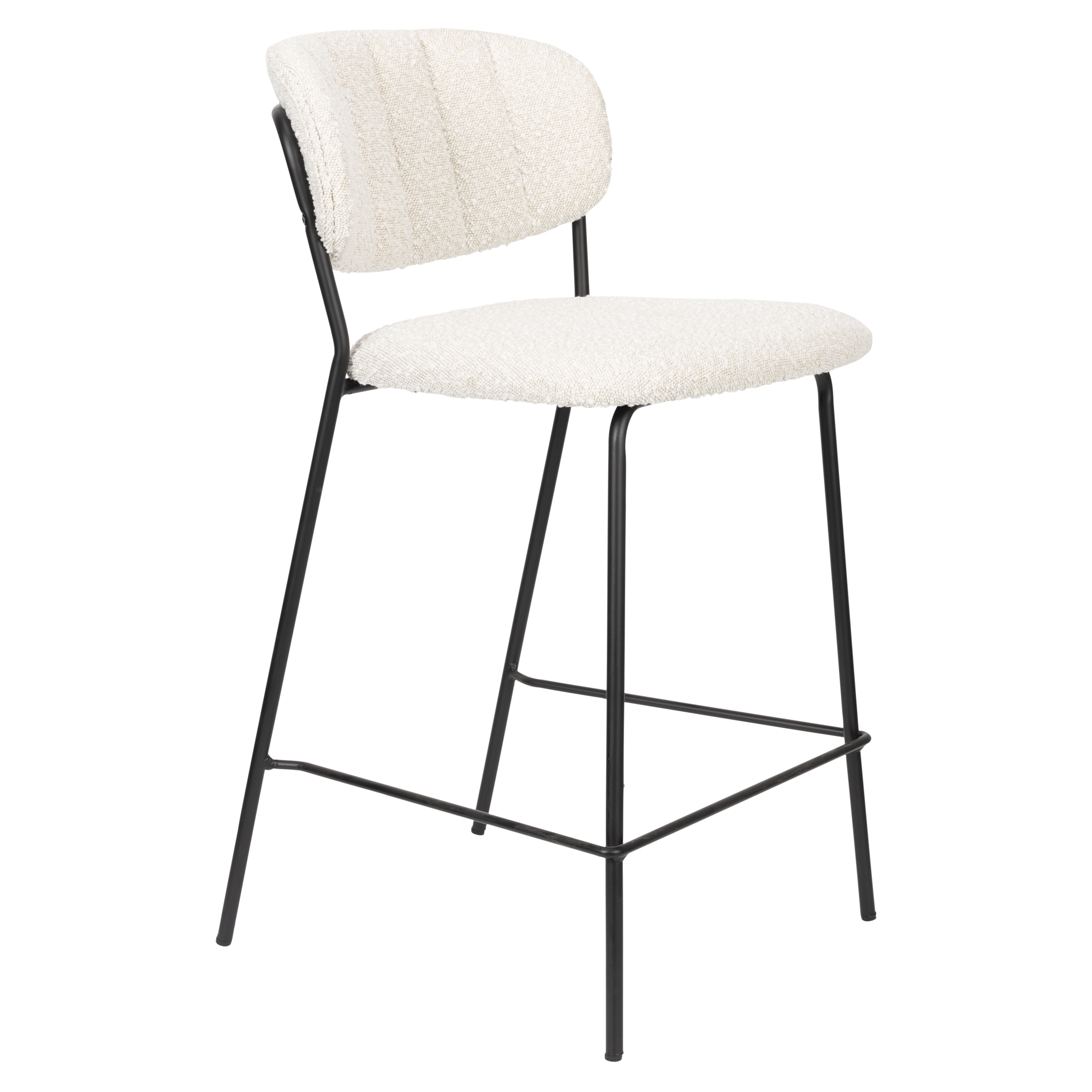 Barstol Milis Vit, Svart | Hill Ceramic®