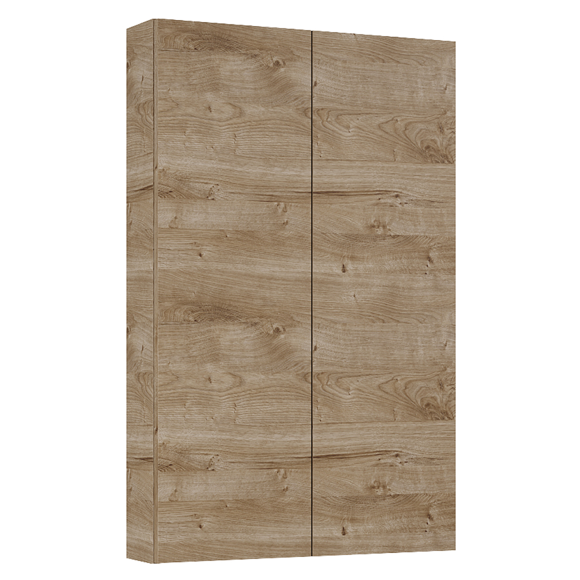 Väggskåp Unity med Två Dörrar Ek Trä Matt 50x12.6x80 cm