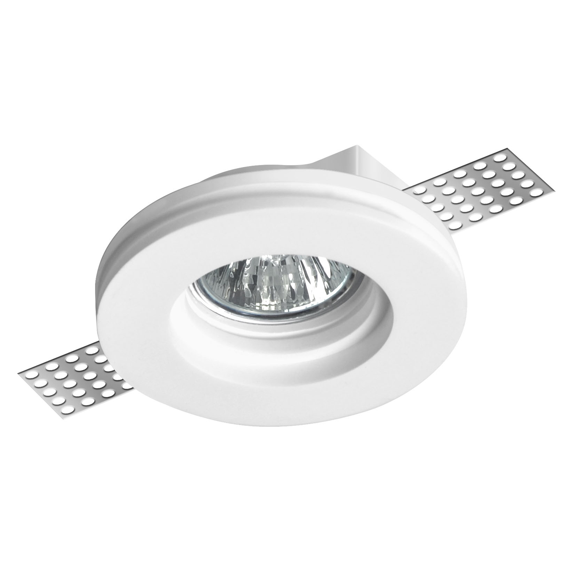 Nova Luce Spotlight Cosimo Vit Betong Ø 10 cm | Hill Ceramic®