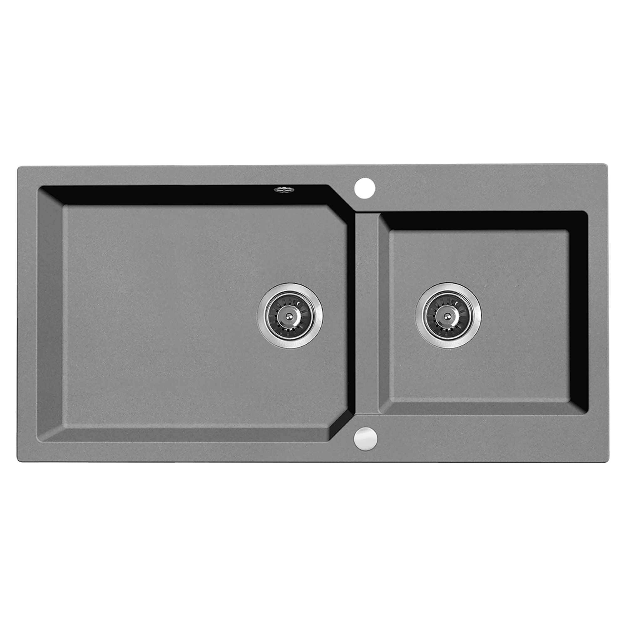 Granit Diskho Monolit Grå Matt 98x50 cm med Vattenlås | Hill Ceramic®