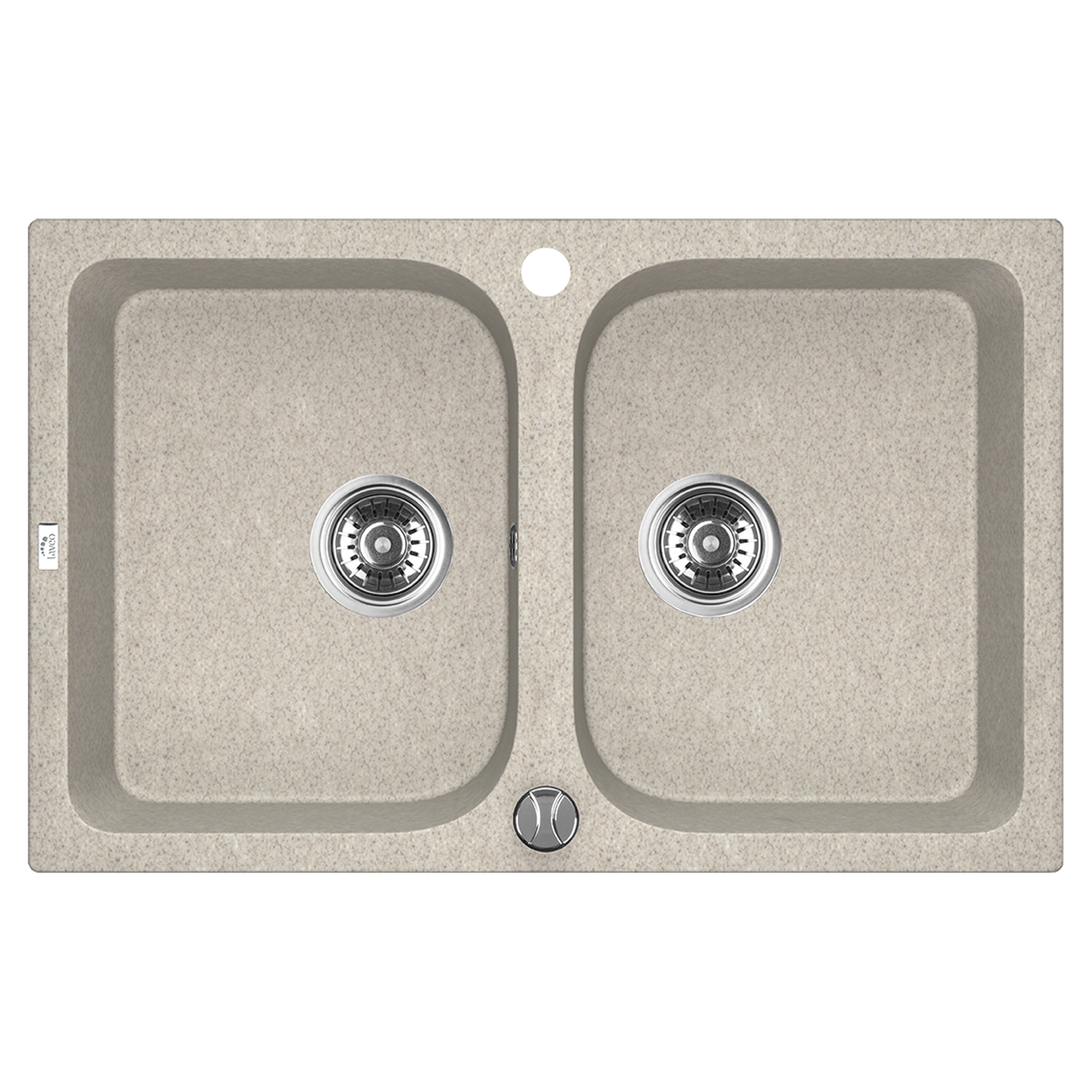 Granit Diskho Ardesia Beige Matt 76x48 cm med Vattenlås