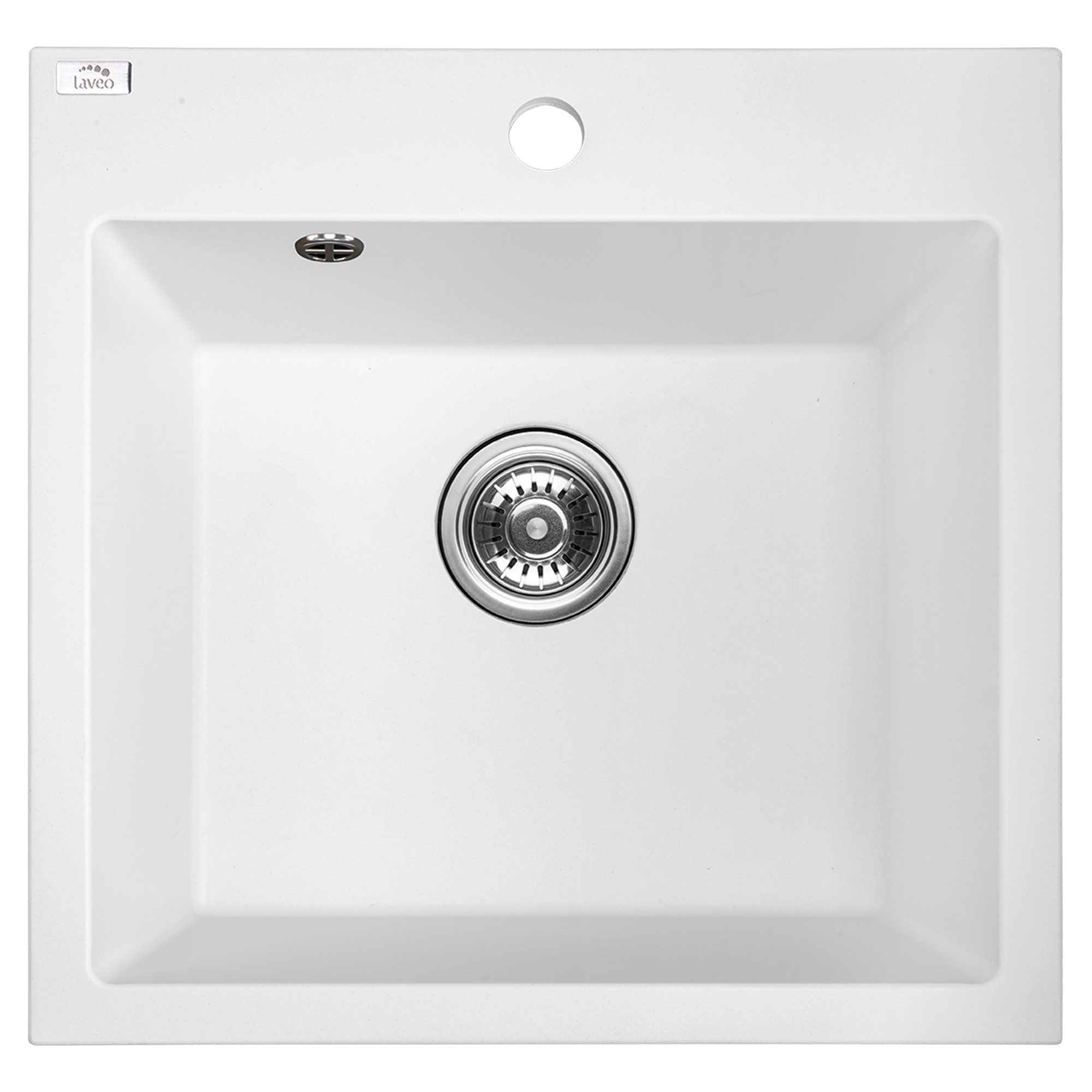 Granit Diskho Tura Vit Matt 49x49 cm med Vattenlås | Hill Ceramic®