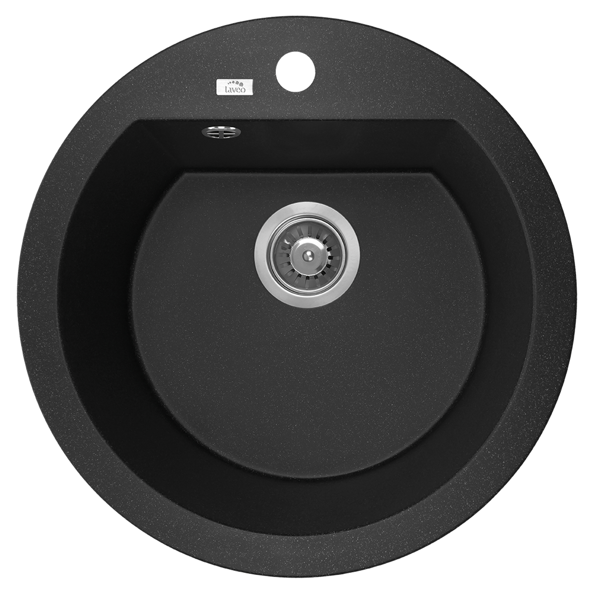 Granit Diskho Cruza Svart Matt 51 cm med Vattenlås | Hill Ceramic®