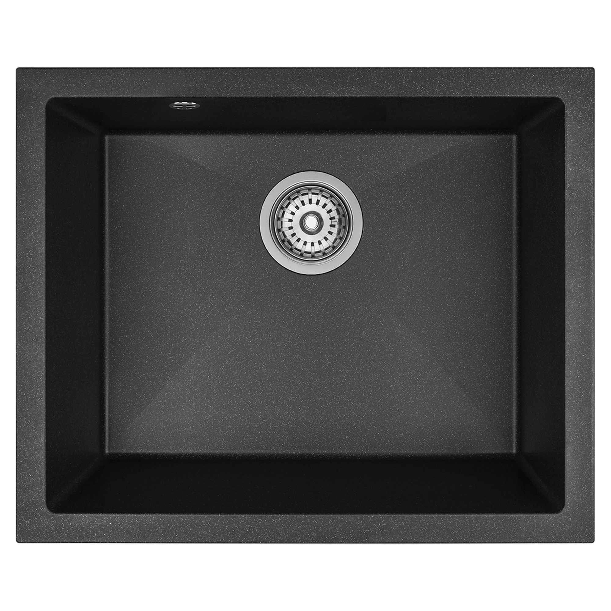 Granit Diskho Valzo Svart Matt 56x46 cm med Vattenlås | Hill Ceramic®