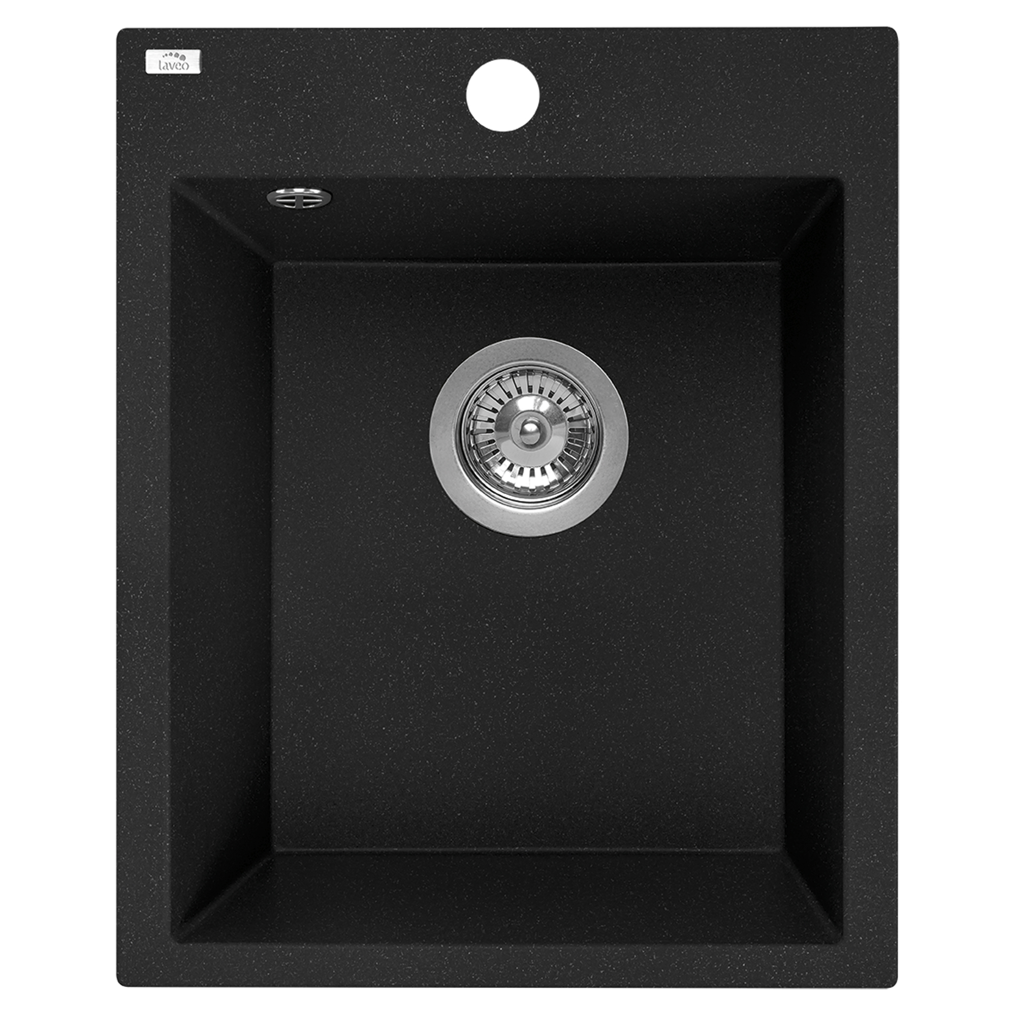 Granit Diskho Lina Svart Matt 39x48 cm med Vattenlås | Hill Ceramic®