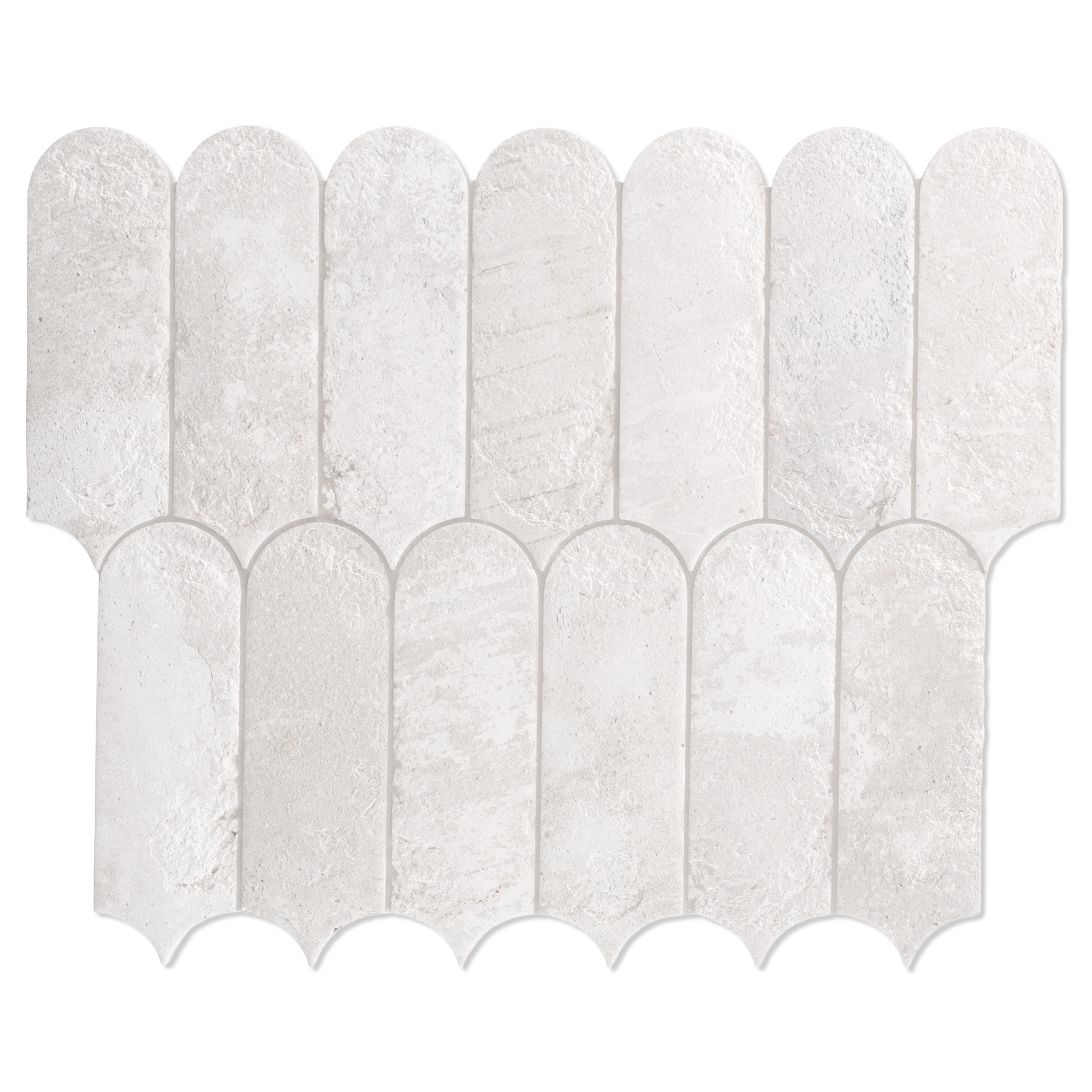 Natucer Kakel Palmetto White Matt 7x20 cm | Hill Ceramic®