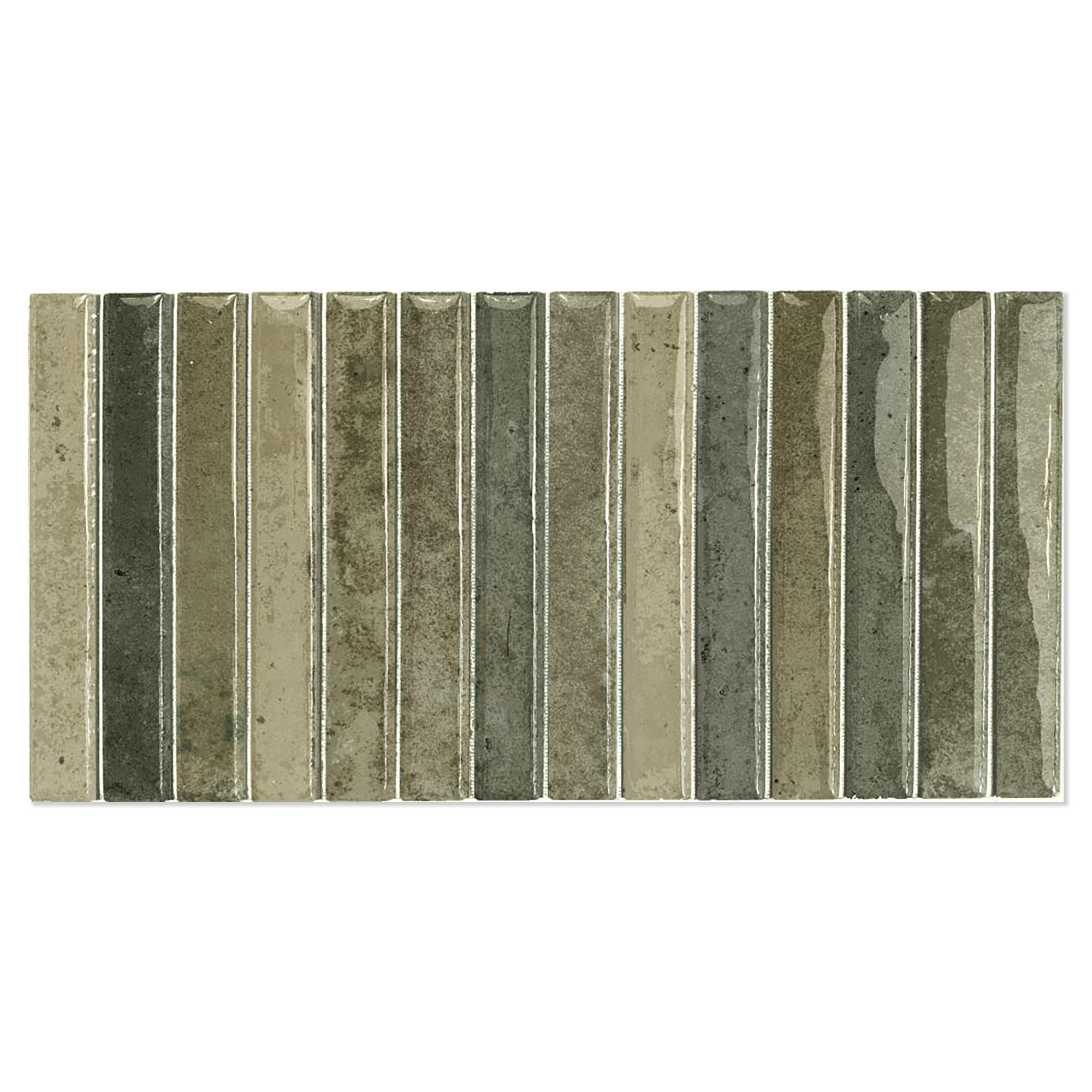 Dune Kakel Kit-Kat Musgo Blank 11.5x23 cm | Hill Ceramic®