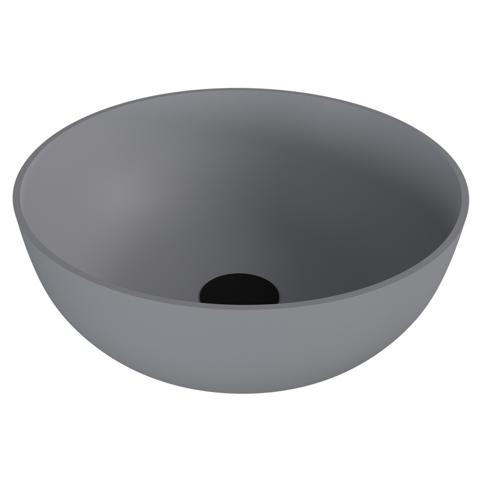 Gjutmarmor Tvättställ Marcelle Grå Matt 39 cm | Hill Ceramic®