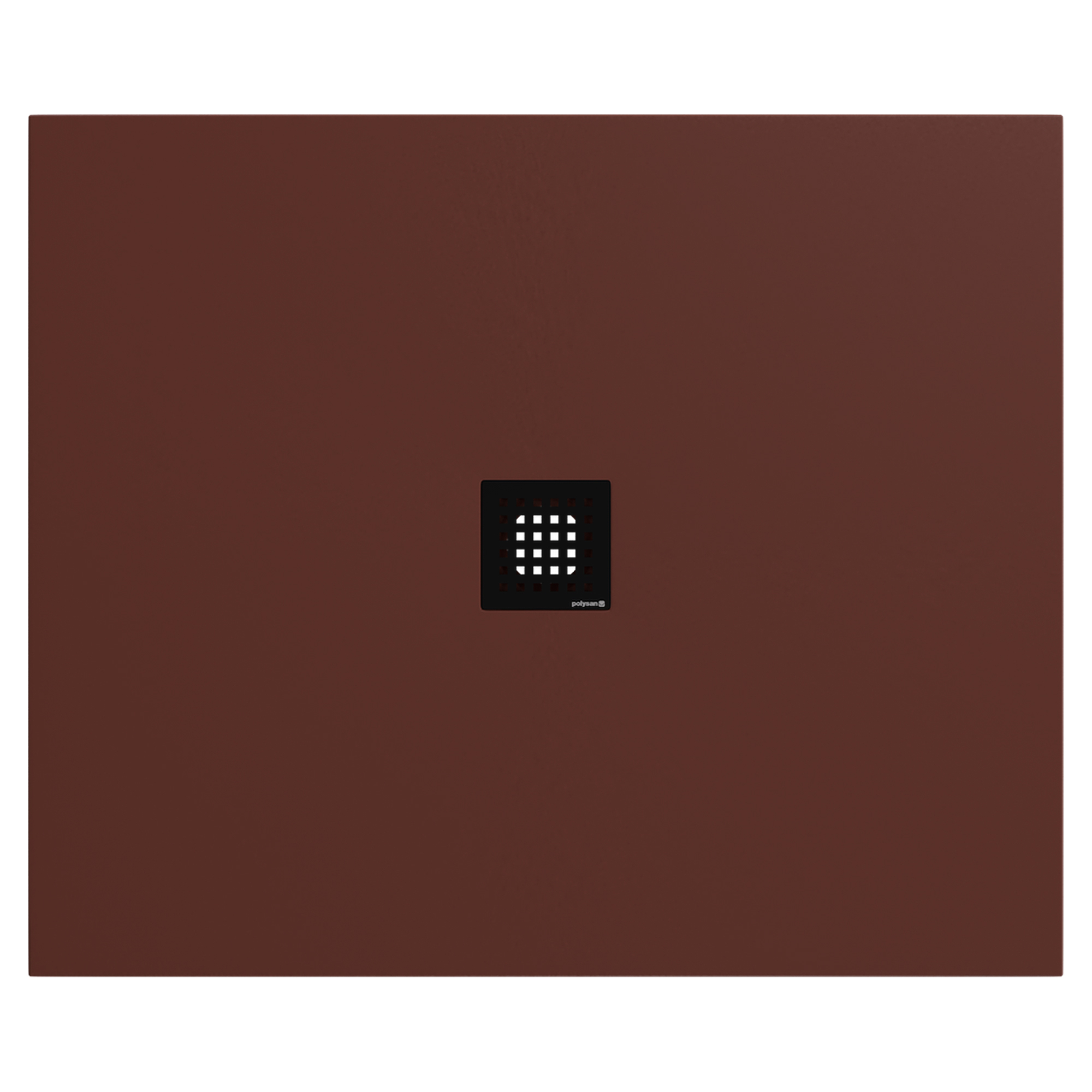 Gjutmarmor Duschkar Marcelle 120x100 cm Brun Matt | Hill Ceramic®