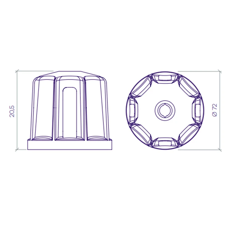 Nivåsystem Lock till gyre bas 100 st | Hill Ceramic®
